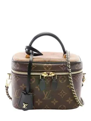 LOUIS VUITTON 2021 Pm Monogram Reverse Vanity Handbag - Brown