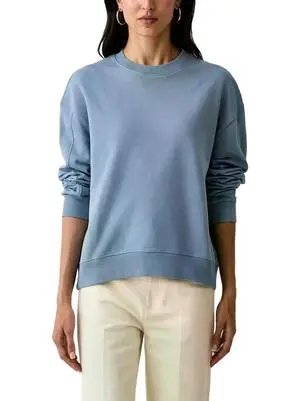 Marc O'polo Ribbed-trim Sweatshirt - Blue