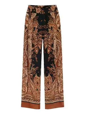CLIPS Paisley-print Trousers