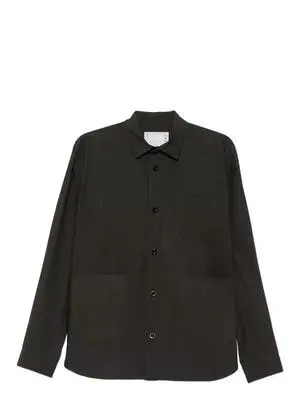 Sacai Chest-pocket Button-up Shirt - Green