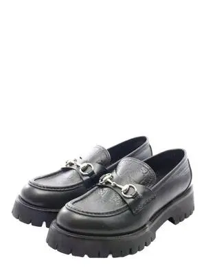 GUCCI 2010s Horsebit Lug-sole Loafers