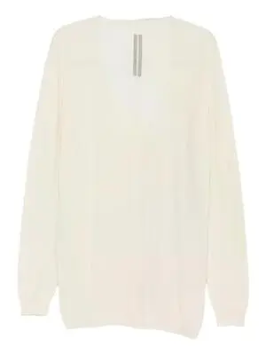 Rick Owens Plunging V-neck Sweater - Neutrals