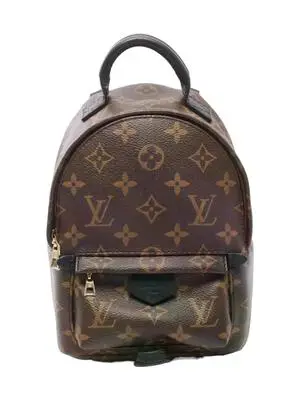 LOUIS VUITTON 2016 Monogram Mini Palm Springs Backpack - Brown