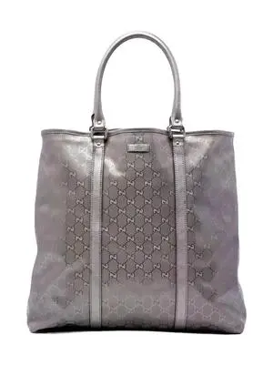 Gucci 2016-2026 Gg Imprime Joy Vertical Tote Bag - Grey