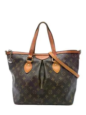 LOUIS VUITTON 2012 Monogram Palermo Pm Satchel - Brown