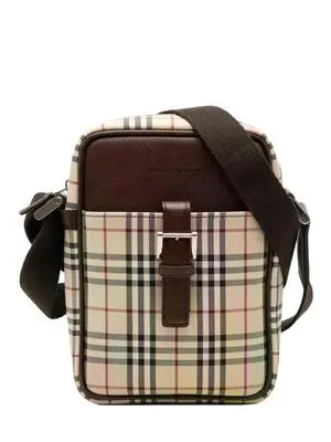 Burberry 2000-2017 House Check Canvas Crossbody Bag - Neutrals