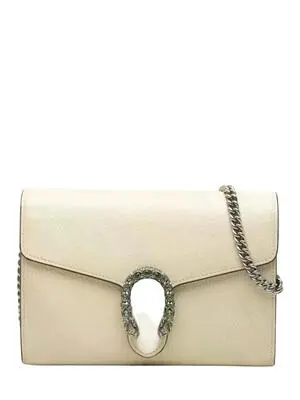 Gucci 2000-2015 Calfskin Dionysus Wallet On Chain Crossbody Bag - Brown