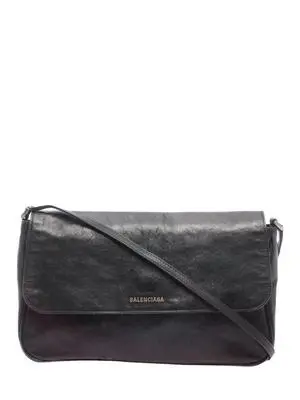 BALENCIAGA 2000s Medium Grungy Messenger Shoulder Bag