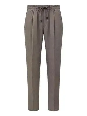 Jacob Cohen Drawstring Tapered Trousers - Brown