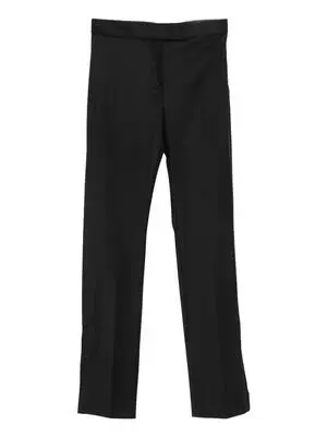 Sportmax Flat-front Trousers - Black