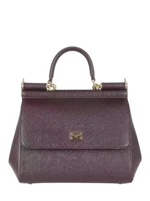 DOLCE & GABBANA Small Sicily Leather Mini Bag