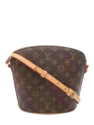 LOUIS VUITTON 2002 Druot Monogram Canvas Shoulder Bag
