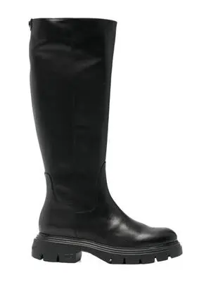 WONDERS Chunky-sole Knee-high Boots - Black