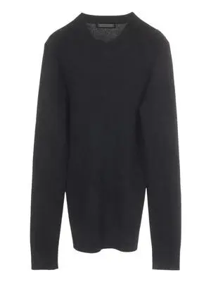 Dolce & Gabbana 2010s Henley Neck Sweater - Black