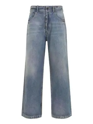 MAISON MARGIELA Straight-leg Cropped Jeans - Blue
