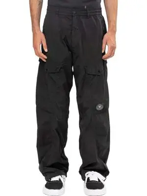 C.P. COMPANY Chrome-r No-side-seams Lens Cargo Pants - Black