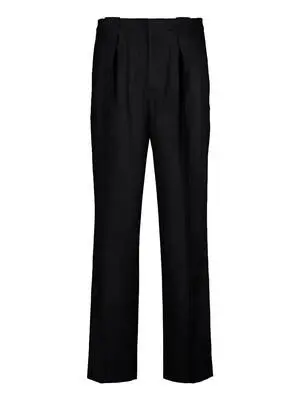 Casablanca Concealed-fastening Trousers - Black