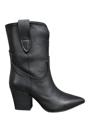 POCHE PARIS Izme Cowboy Boots - Black