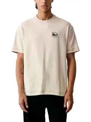 Marc O'polo Graphic-print Crew-neck T-shirt - Neutrals