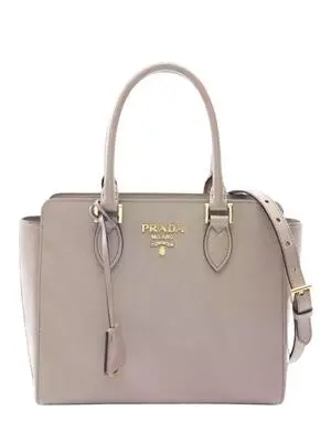 Prada 2010s Saffiano Leather Tote Bag - Neutrals