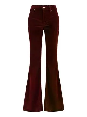 Jacob Cohen Victoria Corduroy Flared Trousers - Red