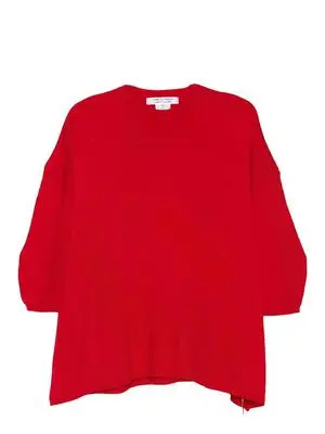 Comme Des Garçons Exposed-seam Sweater - Red