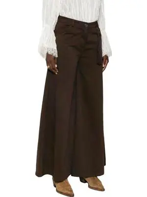 PHILIA LOFT Tassel-detail Palazzo Pants - Brown