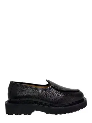 JACQUES SOLOVIÈRE PARIS Moli Grained Leather Lug-sole Loafers