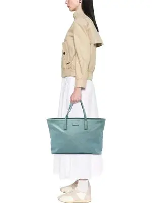 Gucci 2016-2026 Large Gg Imprime Tote Bag - Blue