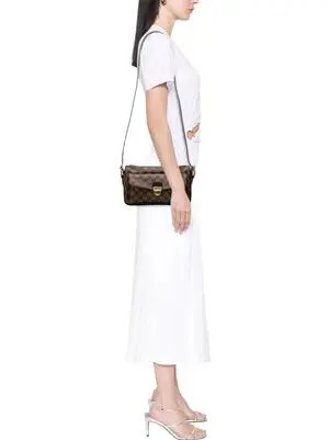 LOUIS VUITTON 2010 Damier Ebene Ravello Gm Satchel - Brown