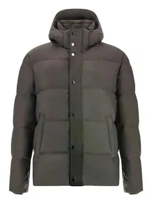 Paul & Shark Quilted Hooded Jacket - Brown