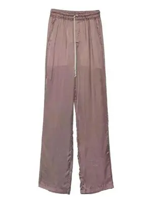 Rick Owens Dietrich Drawstring Straight-leg Trousers - Grey