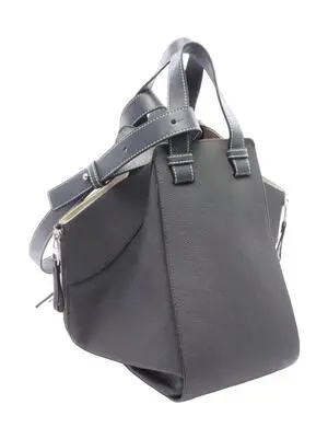 Loewe 2010s Hammock Leather Tote Bag Grey