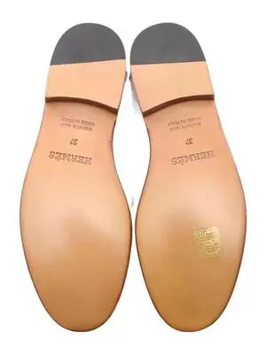 Hermès Kennedy Moccasins - White