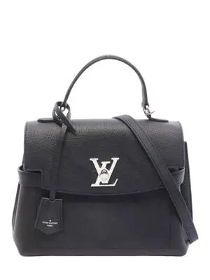 LOUIS VUITTON 2021s Lockme Ever Bb Tote Bag - Black