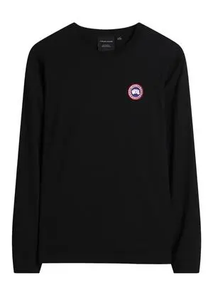 Canada Goose Vantage Long Sleeve T Shirt - Black