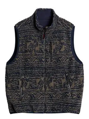THISISNEVERTHAT X Gramicci Reversible Fleece Vest - Navy