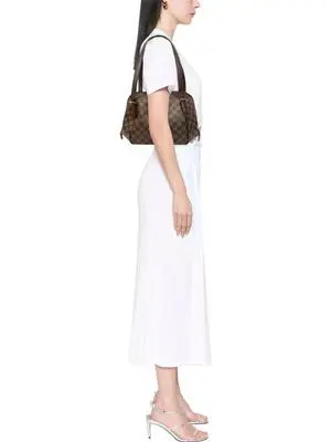 LOUIS VUITTON 2007 Damier Ebene Belem Mm Shoulder Bag - Brown