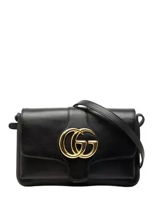 Gucci 2000-2015 Small Calfskin Arli Crossbody Bag - Black