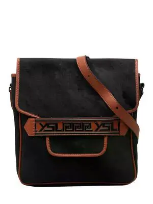 Saint Laurent 20th Century Canvas Crossbody Bag - Black