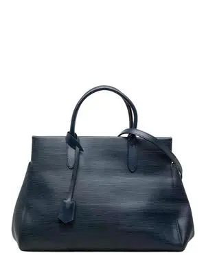 LOUIS VUITTON 2014 Epi Marly Mm Satchel - Blue