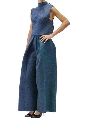 Sunnei Armatura Press-stud Top - Blue