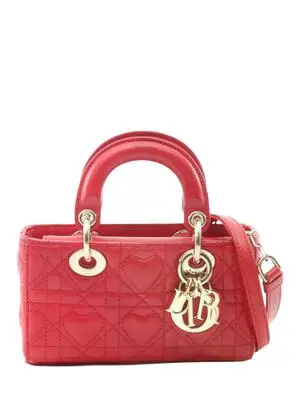 DIOR 2010 Micro Lady D-joy Cannage Tote Bag