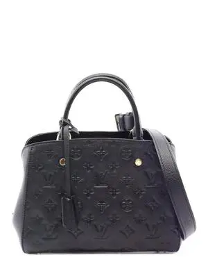 LOUIS VUITTON 2005 Bb Montaigne Monogram Empreinte Tote Bag