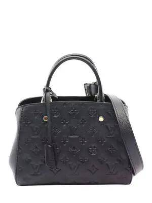 LOUIS VUITTON 2005 Bb Montaigne Monogram Empreinte Tote Bag