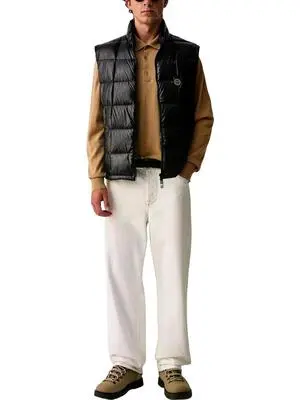 Armani Exchange Quilted Gilet - Black