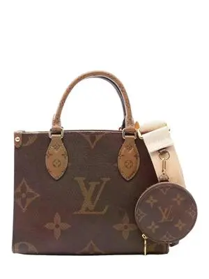 LOUIS VUITTON 2010s Pm On-the-go Monogram Giant Tote Bag - Brown
