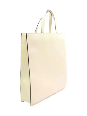 VALEXTRA VINTAGE 2000s Two-way Tote Bag - Neutrals