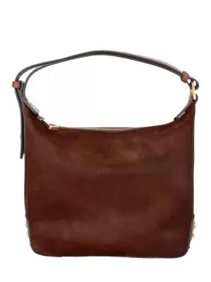 TOD'S Calf-hair Tote Bag Brown
