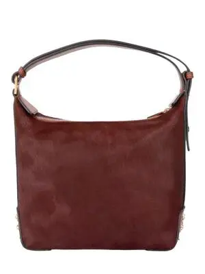 TOD'S Calf-hair Tote Bag Brown